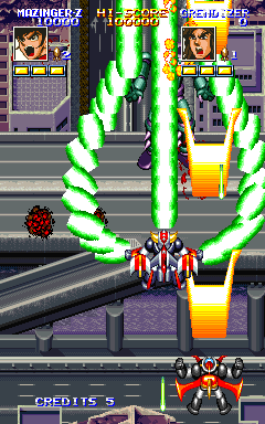 Screenshot of Mazinger Z (Arcade, 1994) - MobyGames