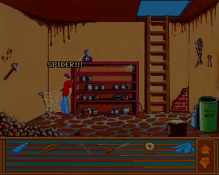 Screenshot of Teen Agent (Amiga, 1995) - MobyGames