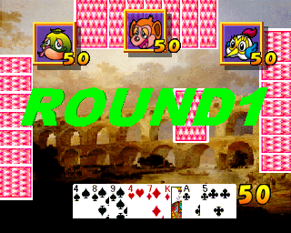 Screenshot of Family Card Games Fun Pack (PlayStation, 1998) - MobyGames