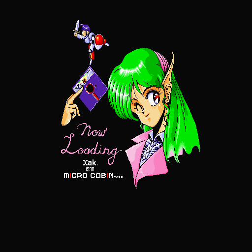 Screenshot of Xak: The Art of Visual Stage (Sharp X68000, 1989) - MobyGames