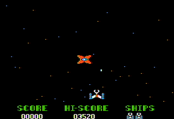 Screenshot of Alien Ambush (Apple II, 1982) - MobyGames