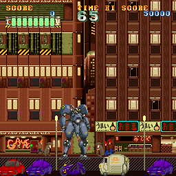 Screenshot of Mad Stalker: Full Metal Force (Sharp X68000, 1994 ...
