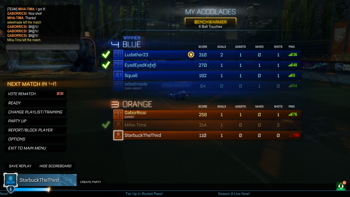 Screenshot of Rocket League (Windows, 2015) - MobyGames