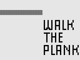 Walk the Plank (1983) - MobyGames