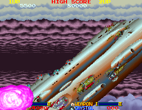 Screenshot of Ordyne (Arcade, 1988) - MobyGames