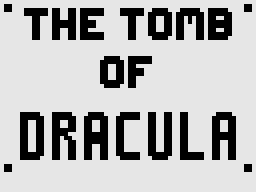 Screenshot of The Tomb of Dracula (ZX81, 1982) - MobyGames