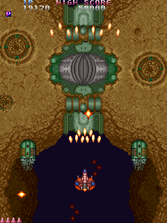 Screenshot of Truxton (Arcade, 1988) - MobyGames