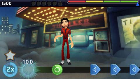 Screenshot of Michael Jackson: The Experience (PSP, 2010) - MobyGames