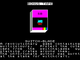Screenshot of The Lost Tapes of Albion (ZX Spectrum, 2012) - MobyGames