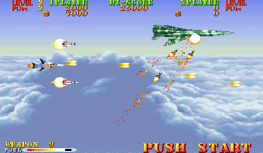 Screenshot of Carrier Air Wing (Arcade, 1990) - MobyGames