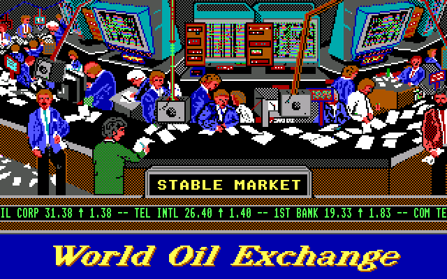 Screenshot of Oil Barons (DOS, 1992) - MobyGames