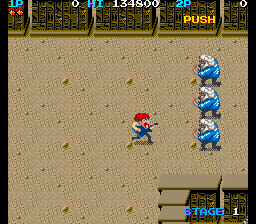 Screenshot of Rock'n Rage (Arcade, 1986) - MobyGames