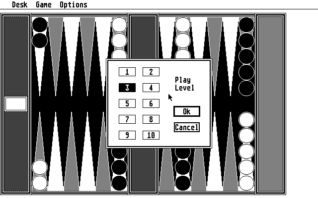 Backgammon (1988) - MobyGames