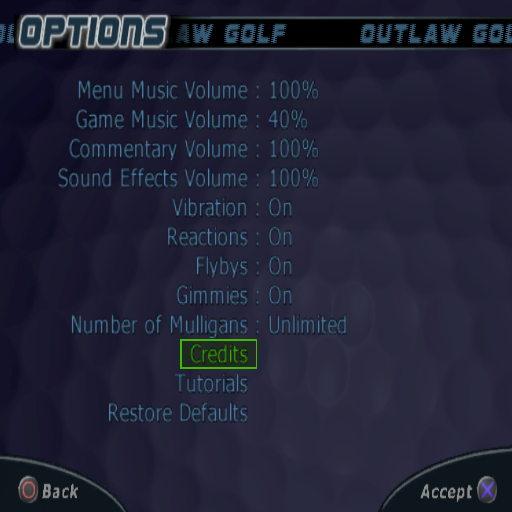 Screenshot of Outlaw Golf (PlayStation 2, 2002) - MobyGames