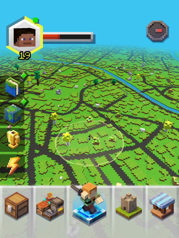 Screenshot of Minecraft Earth (iPad, 2019) - MobyGames