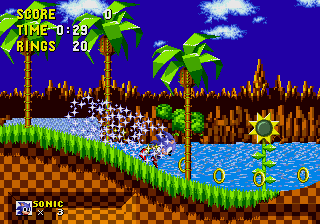 Screenshot of Sonic the Hedgehog (Arcade, 1991) - MobyGames