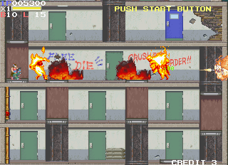 Screenshot of Elevator Action II (Arcade, 1995) - MobyGames