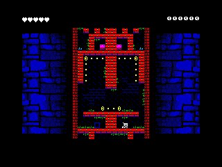 Screenshot of Old Tower (ZX Spectrum, 2018) - MobyGames