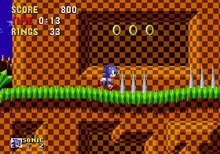 Screenshot of Sonic the Hedgehog (Arcade, 1991) - MobyGames