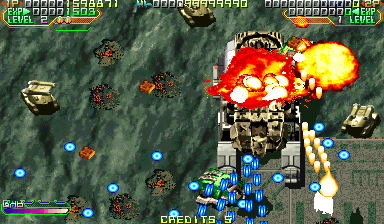 Screenshot of Mars Matrix (Arcade, 2000) - MobyGames