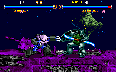 Screenshot of Mobile Suit Gundam (Arcade, 1993) - MobyGames