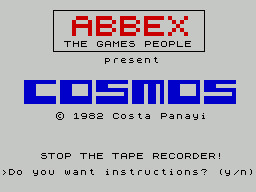 Cosmos screenshots - MobyGames