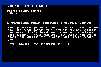 Screenshot of Danger Is My Business (Atari 8-bit, 1983) - MobyGames