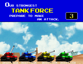 Screenshot of Tank Force (Arcade, 1991) - MobyGames