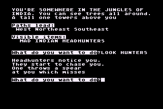 Screenshot of Danger Is My Business (Atari 8-bit, 1983) - MobyGames