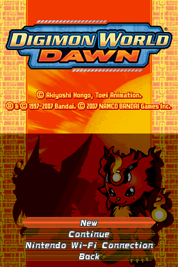 Screenshot of Digimon World: Dawn (Nintendo DS, 2007) - MobyGames