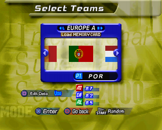 Screenshot of International Superstar Soccer 2000 (PlayStation, 2000 ...