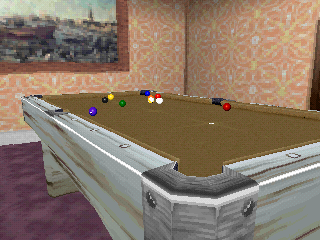 Screenshot of Side Pocket 3: 3D Polygon Billiard Game (PlayStation ...