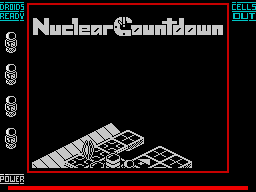 Screenshot of Nuclear Countdown (ZX Spectrum, 1987) - MobyGames