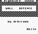 Screenshot of Wall Defence (Game Boy Color, 2002) - MobyGames