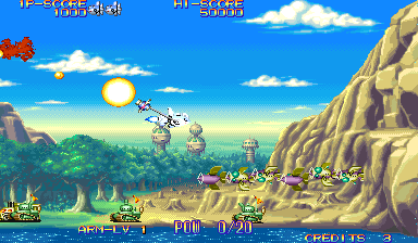 Screenshot of Eco Fighters (Arcade, 1994) - MobyGames