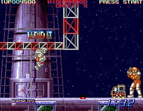 Screenshot of Surprise Attack (Arcade, 1990) - MobyGames