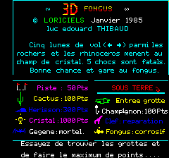 3D Fongus (1985) - MobyGames