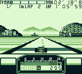 Screenshot of F1 Pole Position (Game Boy, 1992) - MobyGames