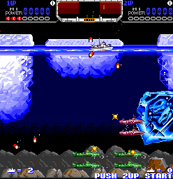 Screenshot of The Deep (Arcade, 1987) - MobyGames