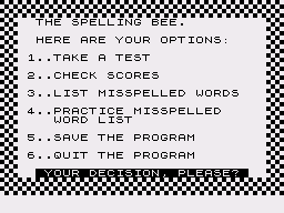 Spelling Bee (1983) - MobyGames