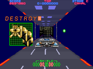 Screenshot of Night Striker (Arcade, 1989) - MobyGames