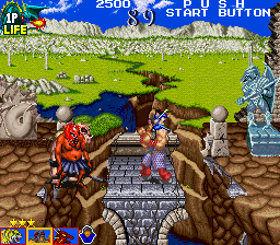 Screenshot of Tecmo Knight (Arcade, 1989) - MobyGames