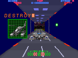Screenshot of Night Striker (Arcade, 1989) - MobyGames