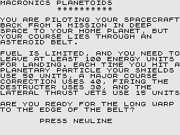 Planetoids (1981) - MobyGames