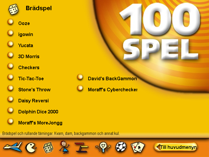 Screenshot of 100 Spel (Windows, 2001) - MobyGames