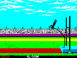 Screenshot of Summer Games (ZX Spectrum, 1984) - MobyGames