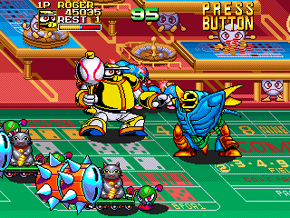 Screenshot of Ninja Baseball Bat Man (Arcade, 1993) - MobyGames