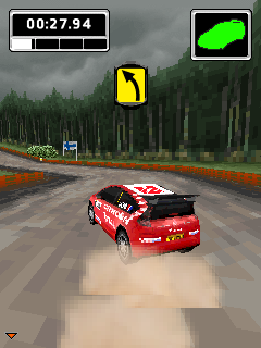 Screenshot of WRC: FIA World Rally Championship Mobile 3D (J2ME, 2007 ...