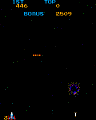 Screenshot of Zero Hour (Arcade, 1980) - MobyGames