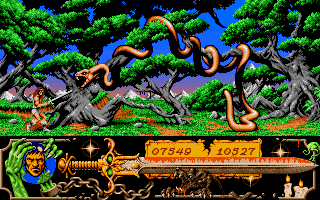 Screenshot of Deathbringer (Amiga, 1991) - MobyGames